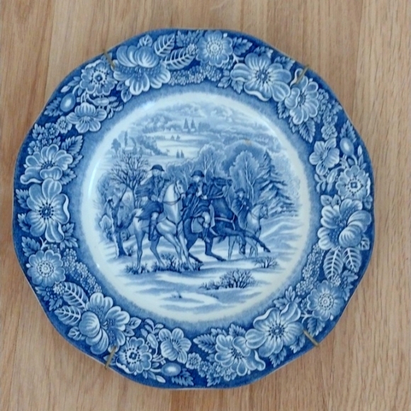 Liberty Blue | Accents | Plate Liberty Blue Washington At Valley Forge ...